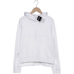 Calvin Klein Jeans Damen Kapuzenpullover, weiß