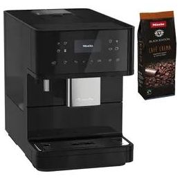 Miele Kaffeevollautomat "CM 6160 MilkPerfection, Genießerprofile" Kaffeevollautomaten Kaffeekannenfunktion schwarz (obsidianschwarz)