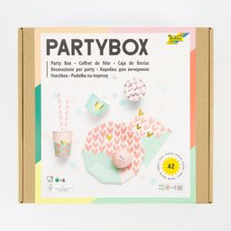 TK Maxx 42-teilige Box mit mehrfarbigem Partyzubehör