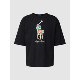 Polo Ralph Lauren T-Shirt mit Logo- und Label-Print