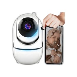 Retoo Babyphone Überwachungskamera Innen schwenkbar 355° Kamera Nachtsicht 1080p