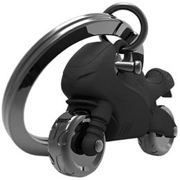 WestCraft Schlüsselanhänger Set die schönsten und liebevollsten Schlüsselanhänger Motorrad dunkel (2-tlg.