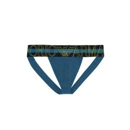 Emporio Armani String Jockstrap Stretch Cotton Megalogo (1-St) mit zweifarbigem Bund