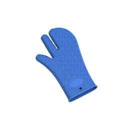 Kochblume Topfhandschuhe Silikon Handschuh Hellblau