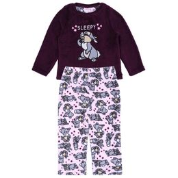 Sarcia.eu Schlafanzug Lila Schlafanzug mit Bambi das kleine Renntier DISNEY 18-24 Monate
