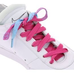 TUBELACES Schnürsenkel TUBELACES Schuhe Schnürbänder stylische Schnürsenkel Schuhbänder Aqua/Magenta