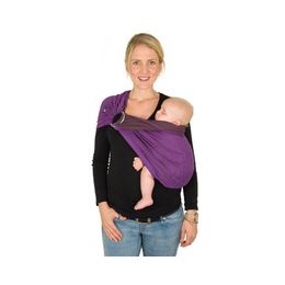 Hoppediz Babytrage Hoppediz Ring-Sling New York mocca Viola mocca/vio