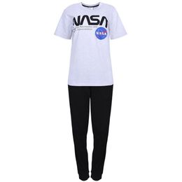 Sarcia.eu Schlafanzug Grau-schwarzer Pyjama für Männer NASA XXL