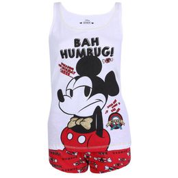 Sarcia.eu Schlafanzug Weiß-rotes Damenpyjama/Schlafanzug Mickey Mouse DISNEY M
