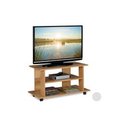 Relaxdays TV-Regal TV Board fahrbar