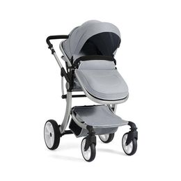 KOMFOTTEU Kinder-Buggy, 2 in 1 Kinderwagen klappbar für Baby 0-36 Monate