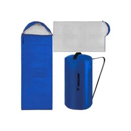 Trizand Schlafsack Blauer Travel Touristen Schlafsack Mumienschlafsack (Schlafsack-Set