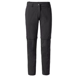 Vaude Funktionshose Women's Farley Stretch ZO Pants II (1-tlg) Grüner Knopf