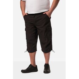 Men Plus Bermudas Men+ 3/4-Cargohose Ripstop teilelastischer Bund