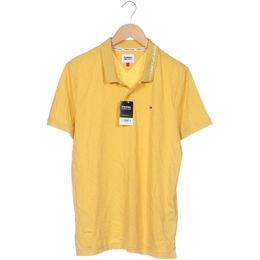 Tommy Jeans Herren Poloshirt, gelb, Gr. 52
