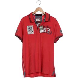 CAMP DAVID Herren Poloshirt, rot, Gr. 54