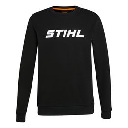 STIHL Sweatshirt LOGO WHITE schwarz Pullover