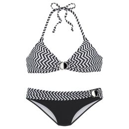JETTE Bikini Damen Gr&ouml;&szlig;e XXS schwarz / wei&szlig;