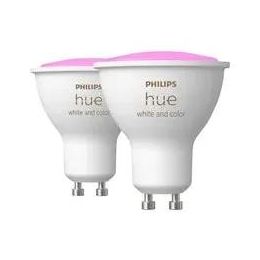 Philips Hue White and Color Ambiance GU10 Bluetooth 2er-Set - LED-Spot - Weiß