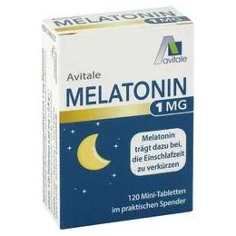 Avitale Melatonin 1 mg Mini-Tabletten im Spender 120 St