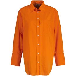 Gant Seersucker-Bluse Orange (Gr&ouml;&szlig;e: 34)