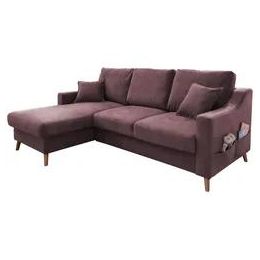 Wohnlandschaft Valentina Bordeaux Struktur