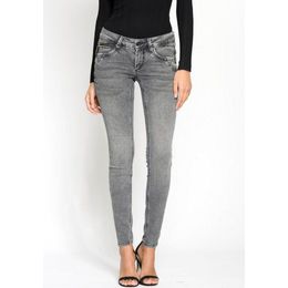 Gang Skinny-fit-Jeans 94Nikita mit Zipper-Detail an der Coinpocket, grau