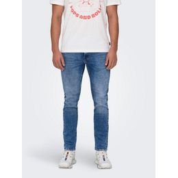 Only & Sons ONLY & SONS Straight-Jeans ONSWEFT REGULAR WB 0021 TAI DNM NOOS im 4-Pocket-Style, blau