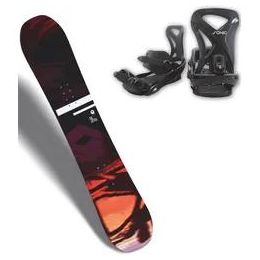 F 2 Snowboard F2 "FTWO Reverse 01 MAN Sunset 21/22" Snowboards Gr. 162, bunt (black/blue/sunset cooper/white)