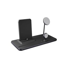 ZENS 4-in-1 wireless charging stand - iPad + MagSafe wireless charger - + AC power adapter - 15 Watt