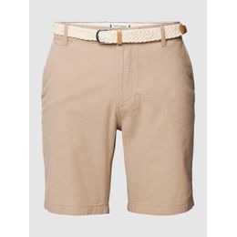 Jack & Jones Bermudas mit Stoffgürtel