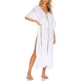 RUZU UG Strandkleid Damen Beachwear Kaftans Langes Strandkleid Kaftan Strandkleid (1-tlg)