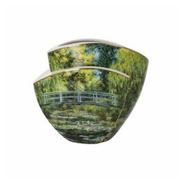 Goebel Dekovase Monet - Japanische Brücke H 29 cm