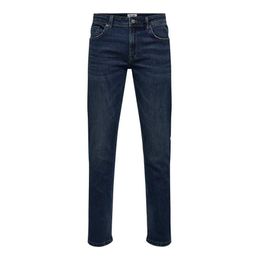 Only & Sons ONLY & SONS Regular-fit-Jeans Regular Fit Jeans Straight Denim Stretch Pants ONSWEFT (1-tlg) 3992 in Dunkelblau