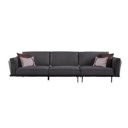 JVmoebel 4-Sitzer Big Sofa 330cm Stoff xxl Couch Stoffsofa Polster Sitzpolster Textil