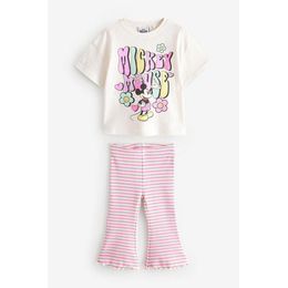 next Shirt & Leggings Disney Minnie Mouse T-Shirt + Leggings mit Schlag (2-tlg)