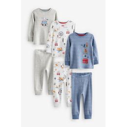 next Pyjama 3er-Pack Snuggle Schlafanzüge (6 tlg)