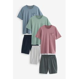 next Pyjama Pyjama-Set, 3er-Pack (6 tlg)