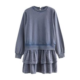 next Sweatkleid Sweatshirt-Kleid im Lagen-Look (1-tlg)