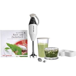 Stabmixer m 160 g, Gourmet, 160 w, mit Zubehör, weiß - Esge Zauberstab