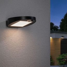 Paulmann - Outdoor Solar Wandleuchte Ryse Anthrazit mit - black