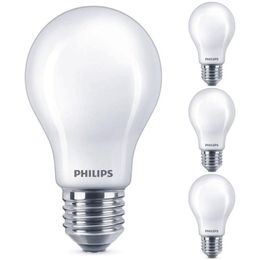 Led Lampe ersetzt 75 w, E27 Standardform A60, weiß, warmweiß, 1080 Lumen, dimmbar, 4er Pack - white - Philips
