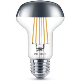 Led Lampe ersetzt 42W, E27 Reflektor R63, klar, warmweiß, 505 Lumen, nicht dimmbar, 1er Pack - transparent - Philips