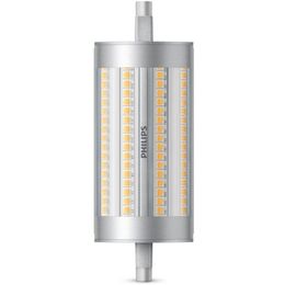 Led Lampe ersetzt 150W, R7s Röhre R7s-118 mm, warmweiß, 2460 Lumen, dimmbar, 1er Pack - grey - Philips