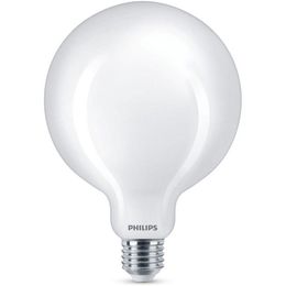 Led Lampe ersetzt 75W, E27 Globe G120, weiß, warmweiß, 1055 Lumen, nicht dimmbar, 1er Pack - white - Philips