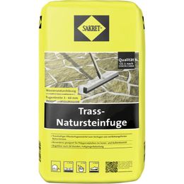 SAKRET - Trass-Natursteinfuge 6 - 30 mm grau 5 kg Fugenmörtel