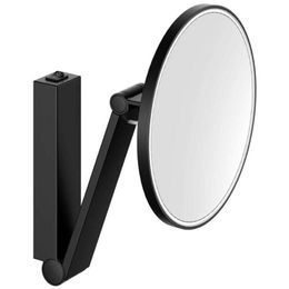 Kosmetikspiegel - Kosmetik-Wandspiegel mit LED-Licht, schwarz matt 17612379004 - KEUCO