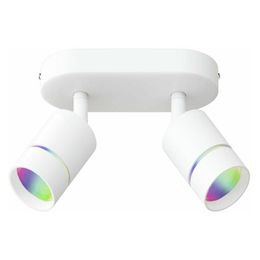 Müller Licht TINT 2er LED Spot Nalo weiß 20 x 9 cm weiß RGBW Smart Home Spots