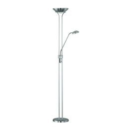 Iperbriko - Spock LED-Stehlampe mit dimmbarem Nickel-Lesespot-Trio-Beleuchtung