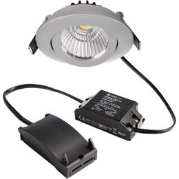 Led Einbauleuchte Dione in Silber und Weiß 8,5W 780lm - grey - Deko-Light